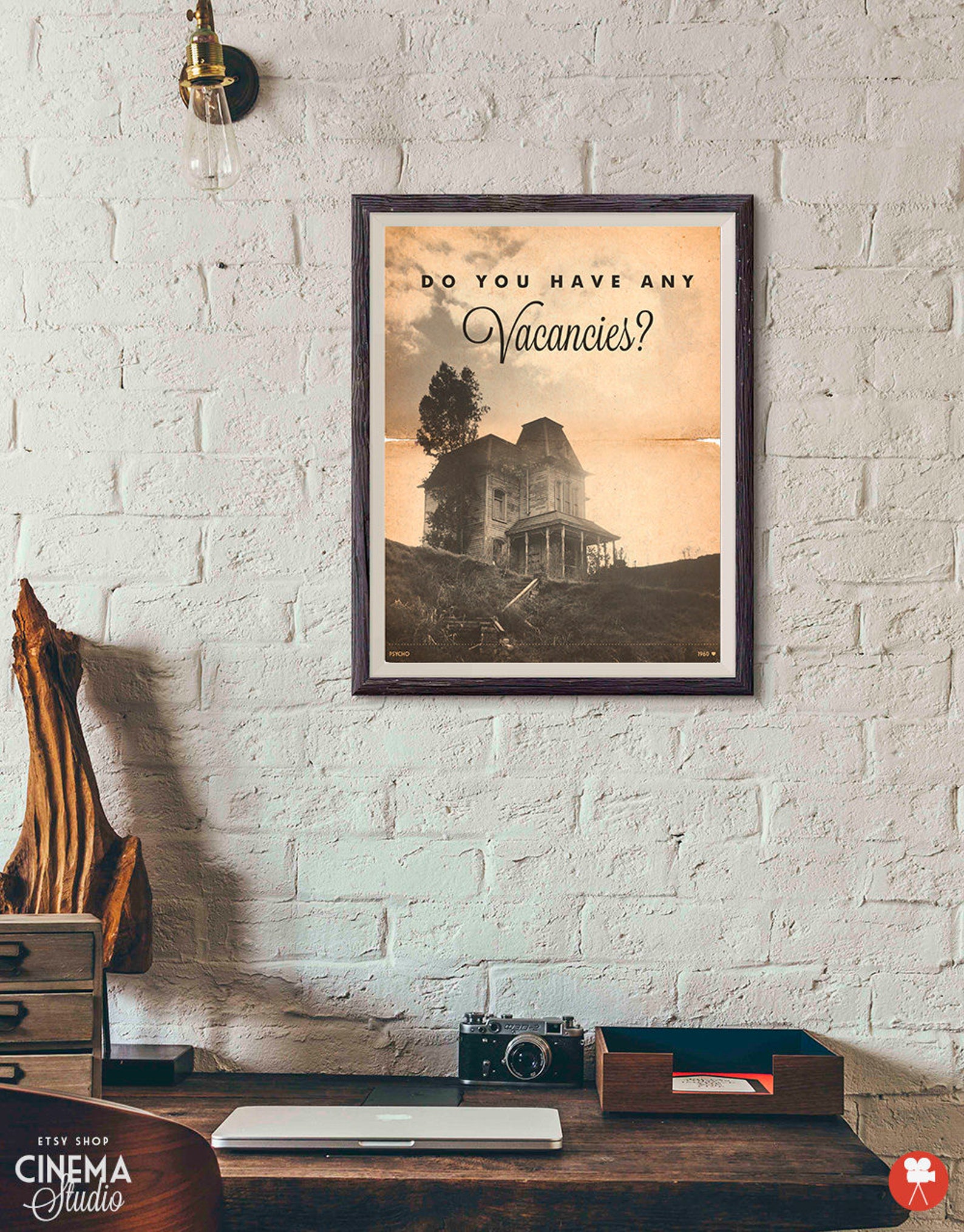 Psycho Movie Poster / Alfred Hitchcock Poster / Psycho Print / Vintage ...