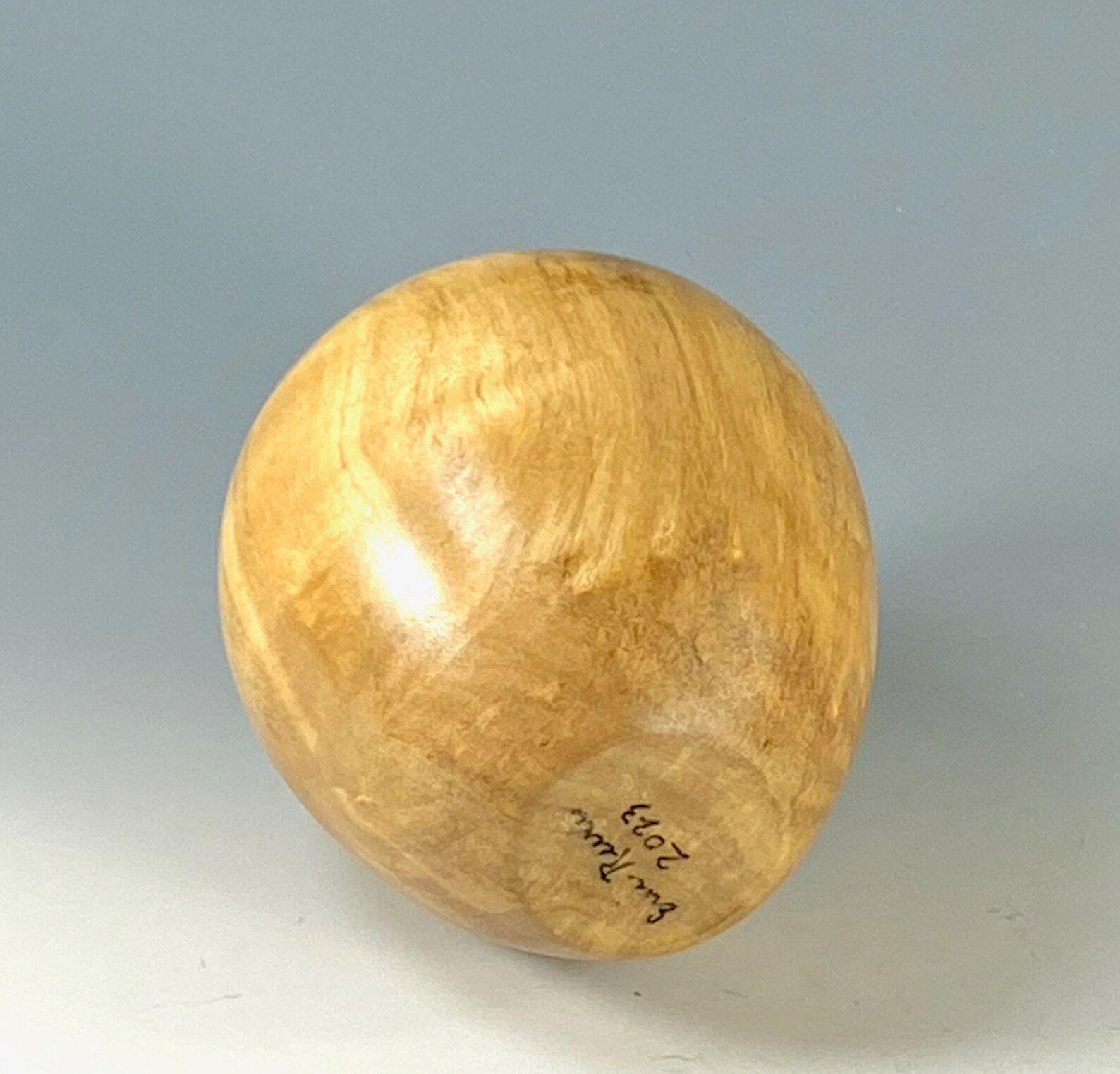 Hollow Form Turned From Mappa european Burl, With Mexican Rosewood ...