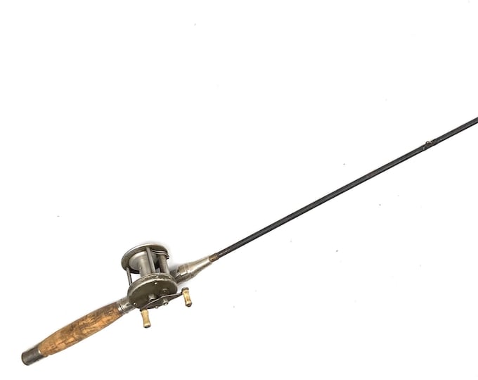 Antique Rare Winchester Metal Fishing Rod Steel Rod Telescoping Fishing ...