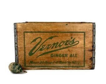 Wood Ginger Ale Box | Etsy