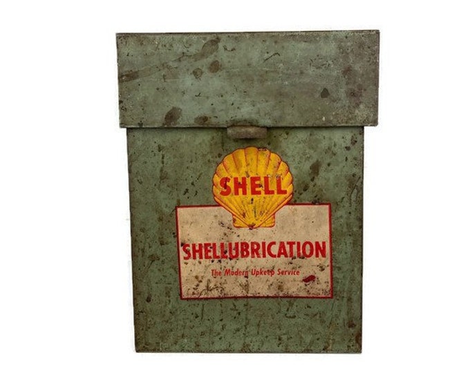 Vintage Shellubrication Chart Box Original Shell Gas Station ...