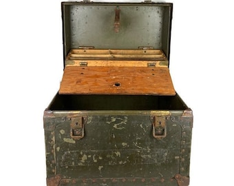 Wood Military Trunk - Etsy