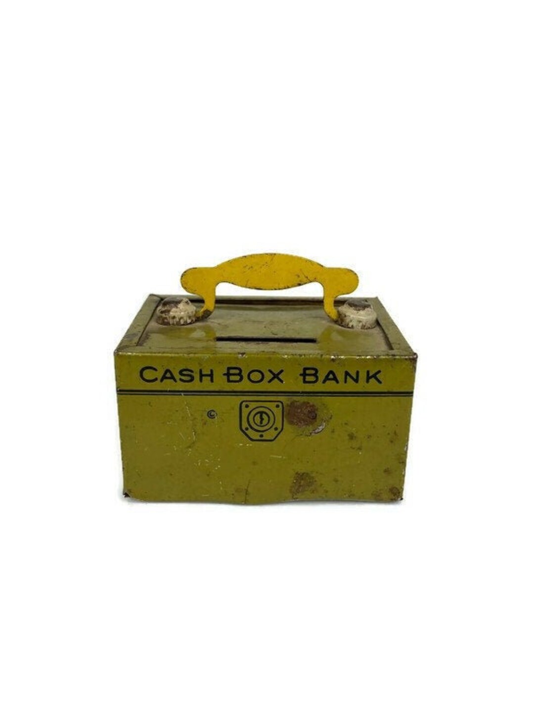 Vintage J Chein Tin Cash Box Bank 1930s - Etsy