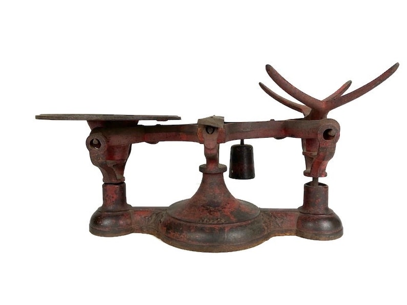 Antique Fairbanks No 2 Merchant Scale Red Cast Iron Scale 1900s - Etsy