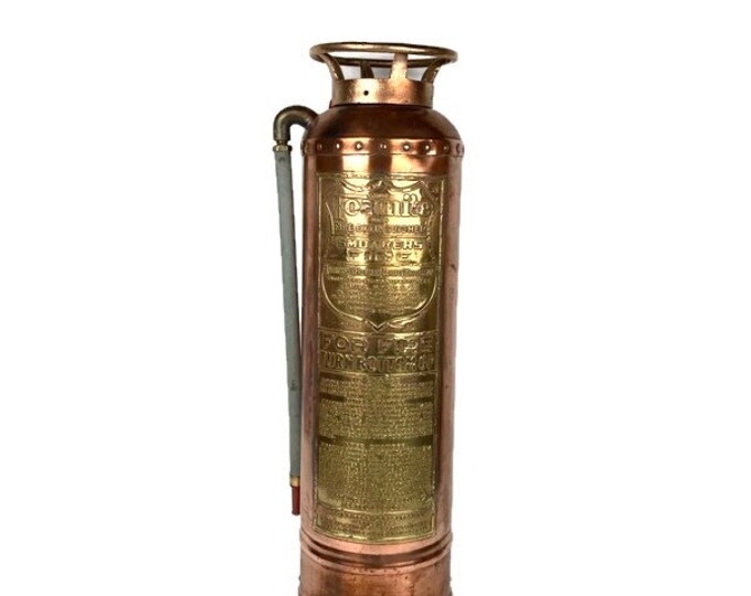 Antique Fire Extinguisher Foamite Antique Fire House Decor - Etsy