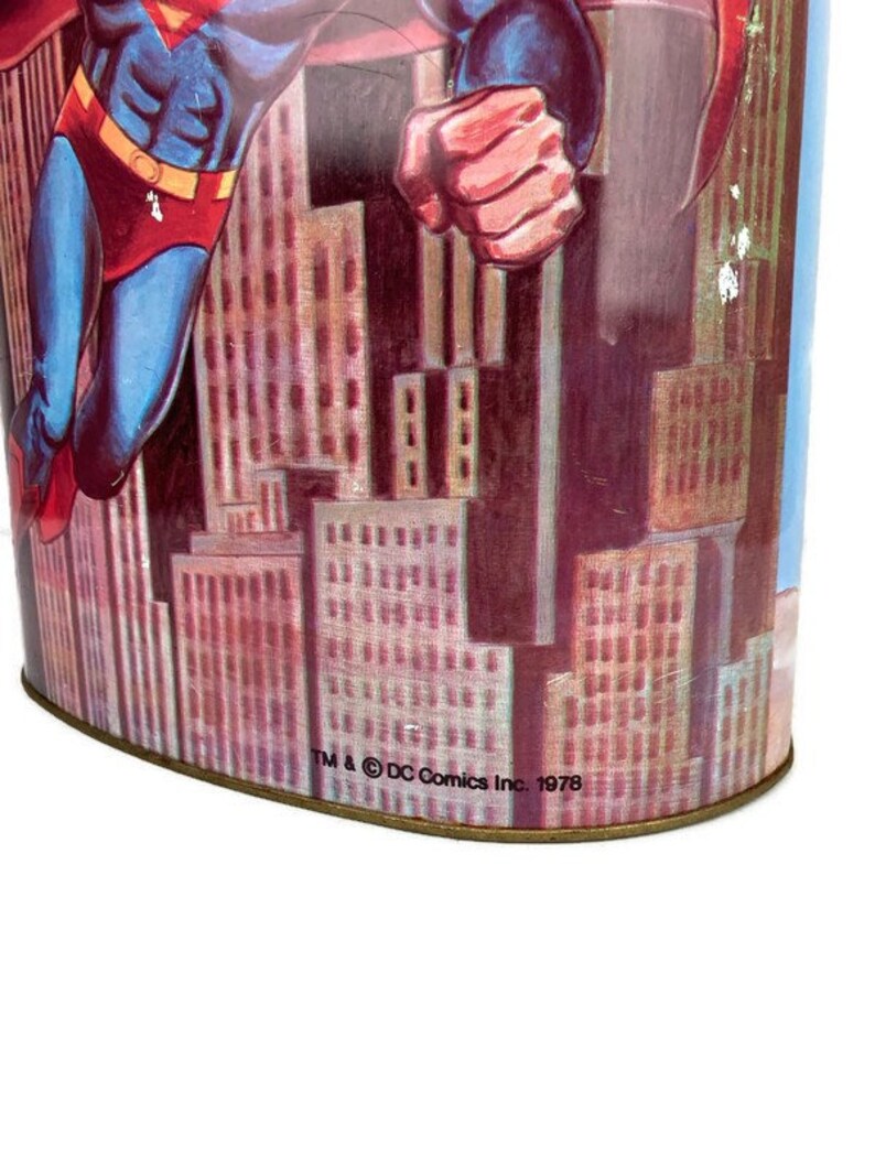 Vintage Superman Trash Can 1978 DC Comics Cheinco USA - Etsy