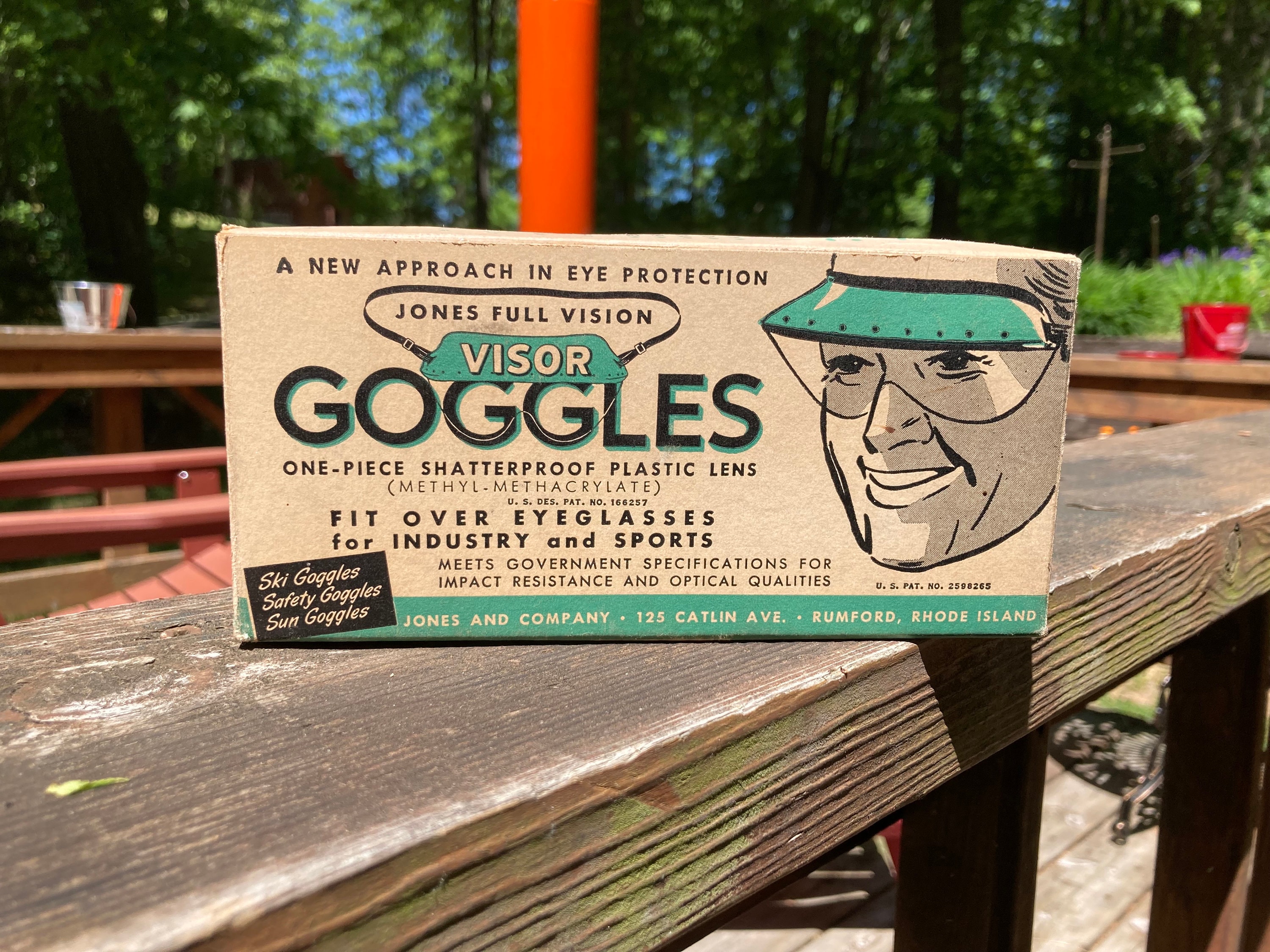 Vintage Jones Full Vision Goggles 1950s NOS - Etsy