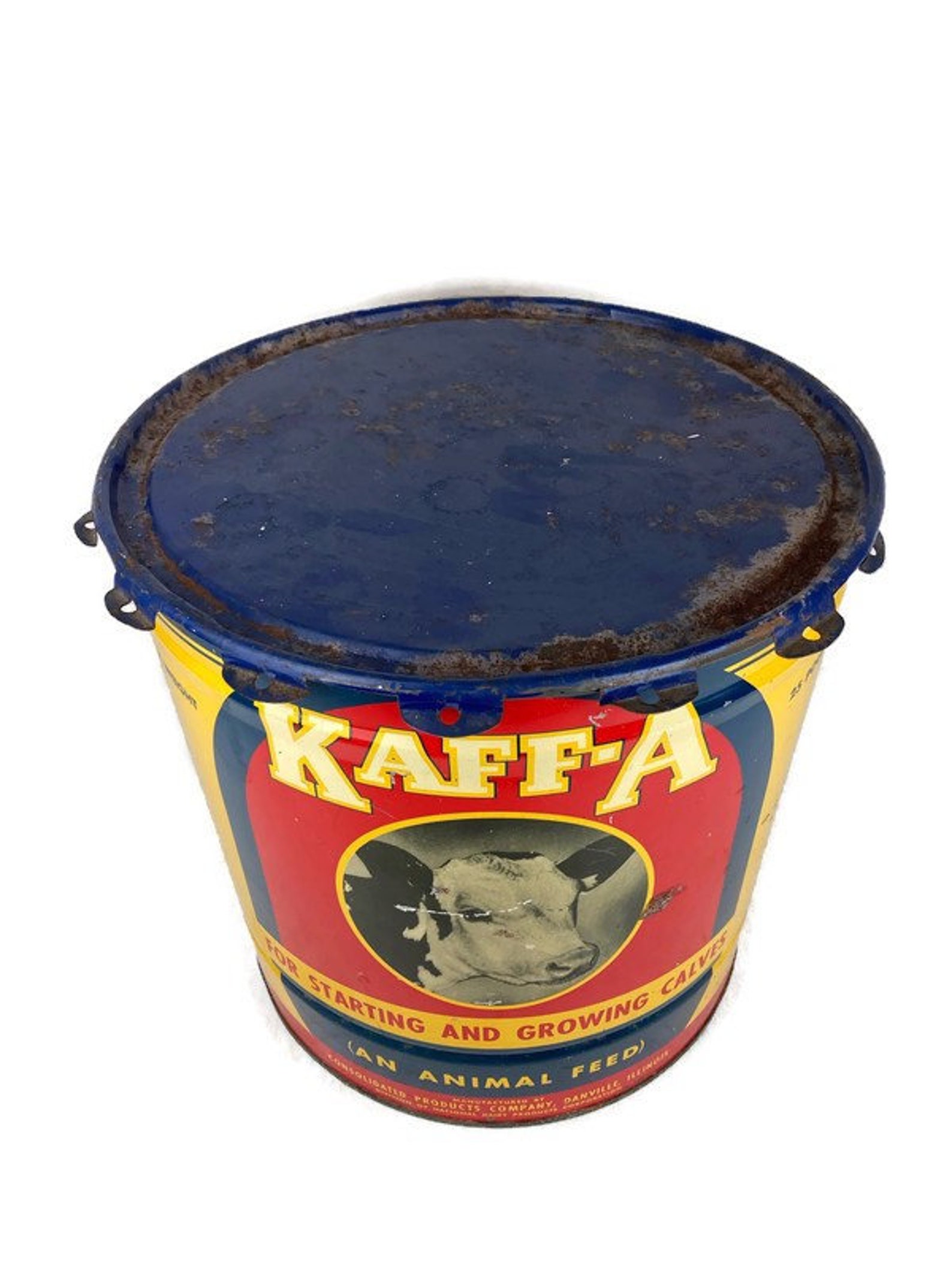 Vintage Kaff a Calf Feed Farm Bucket Cow Advertising - Etsy