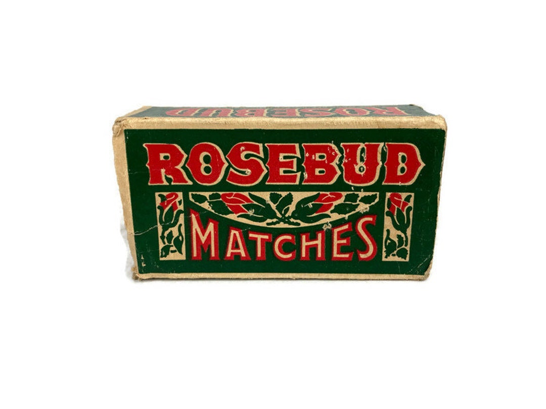 Vintage Rosebud Matches 1930s Ohio Match Company Matches Box - Etsy