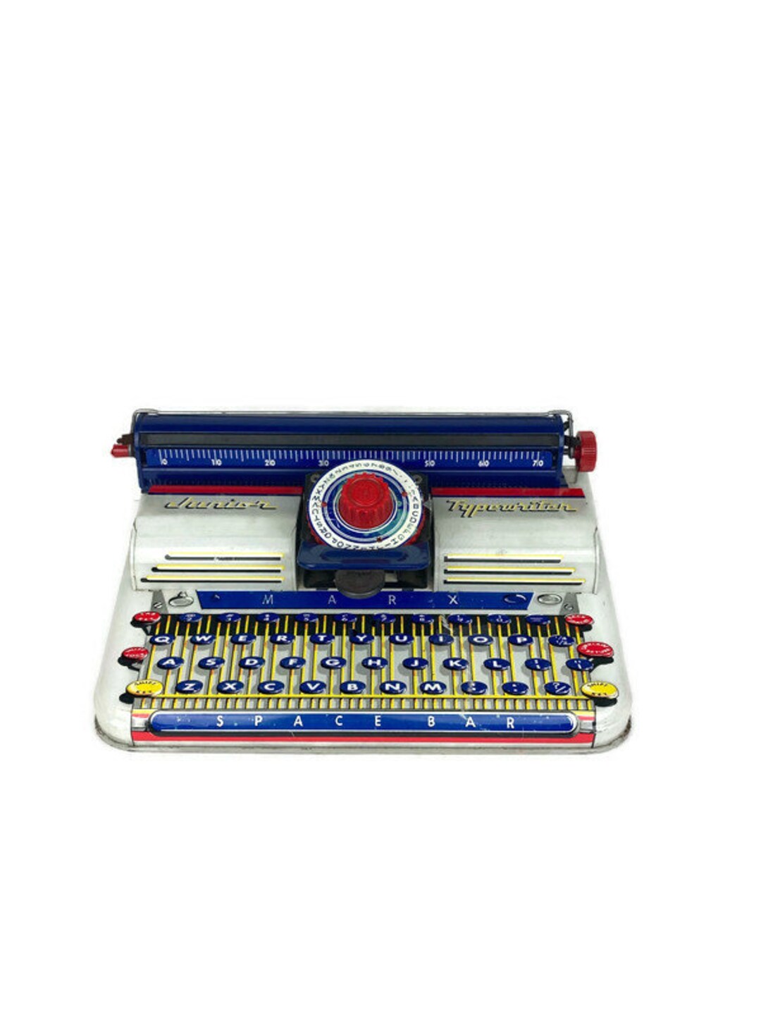 Vintage Marx Jr Tin Typewriter Toy - Etsy
