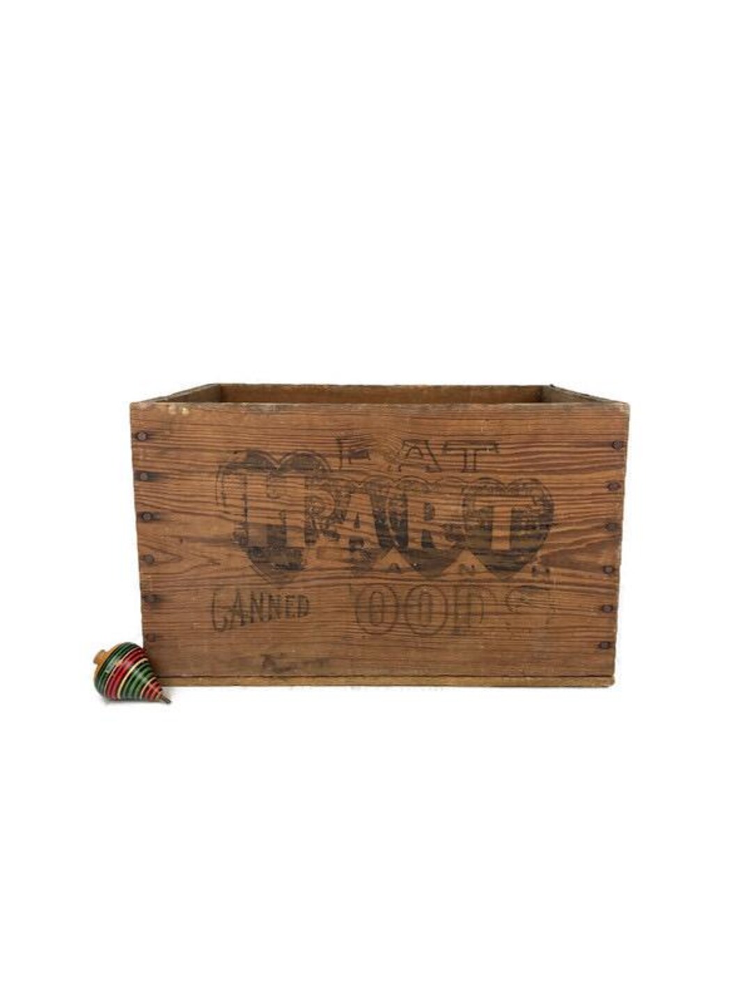 Antique Hart Canned Food Wood Crate 1920s WR Roach Grand Rapids ...