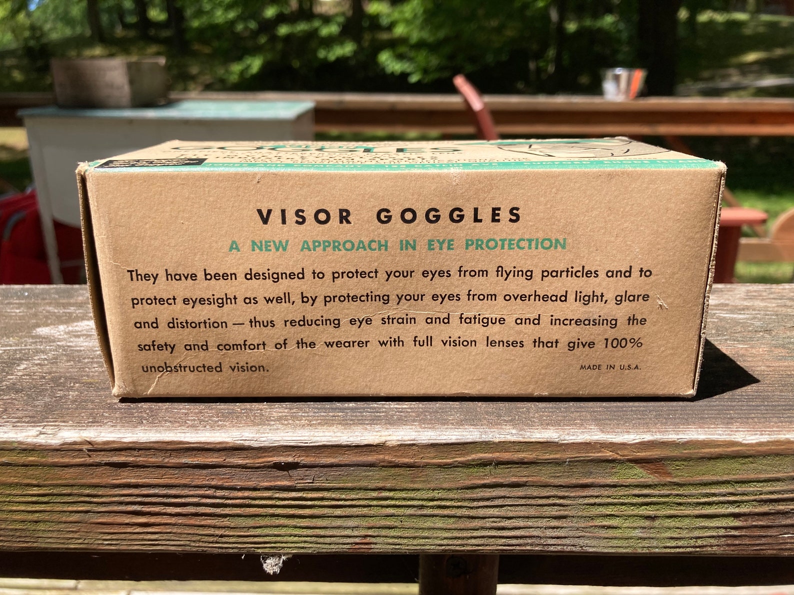 Vintage Jones Full Vision Goggles 1950s NOS - Etsy