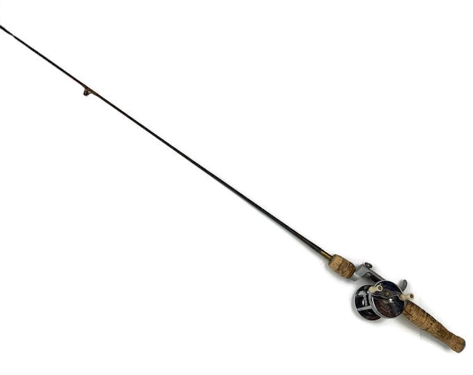 Antique Fishing Rod True Temper Steel Fishing Pole Vintage Rod and Reel - Etsy