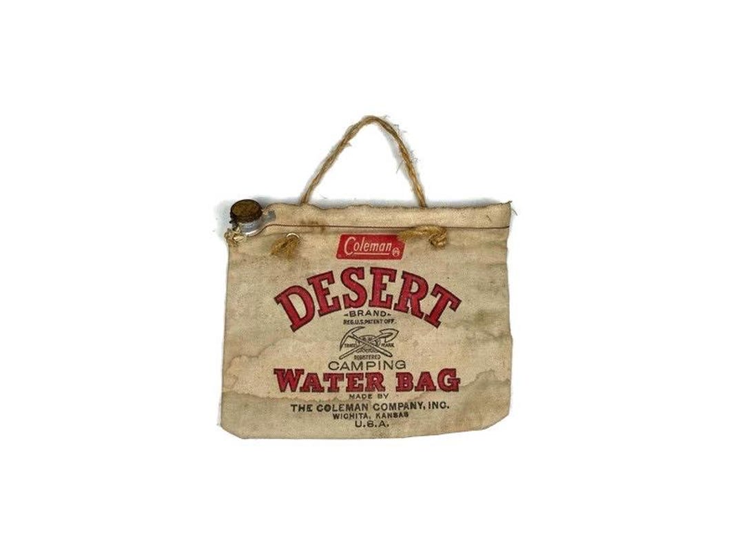 Vintage Coleman Flax Water Bag Desert Water Bag - Etsy