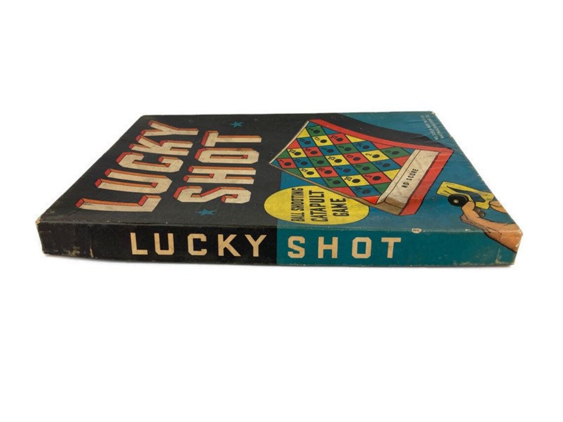 Vintage 1935 Lucky Shot Board Game Whitman Publishing | Etsy