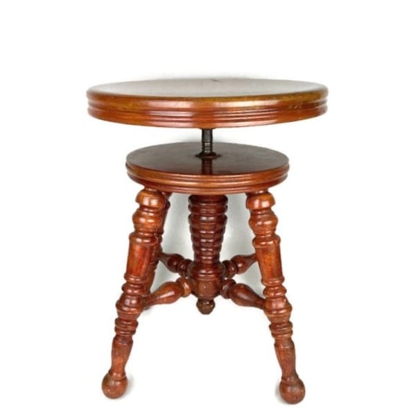 Antique Piano Stool - Etsy