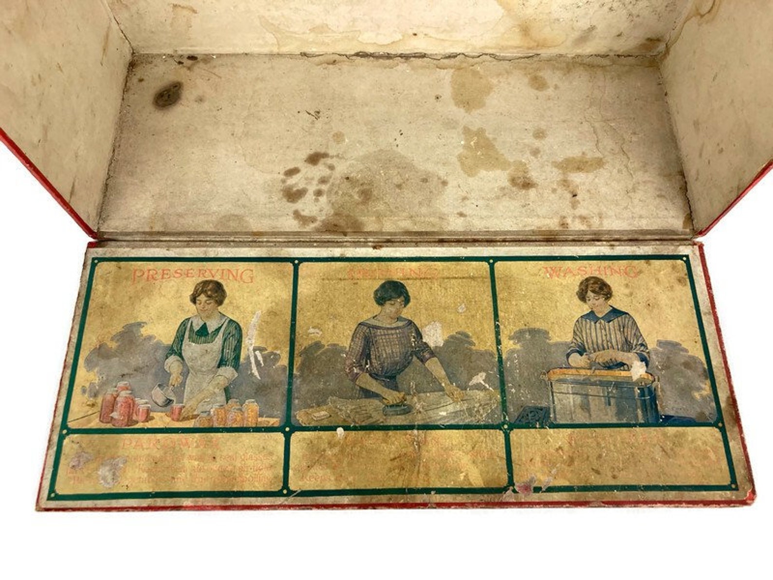 Vintage Parowax Canning Kit 1930s Cardboard Kitchen - Etsy