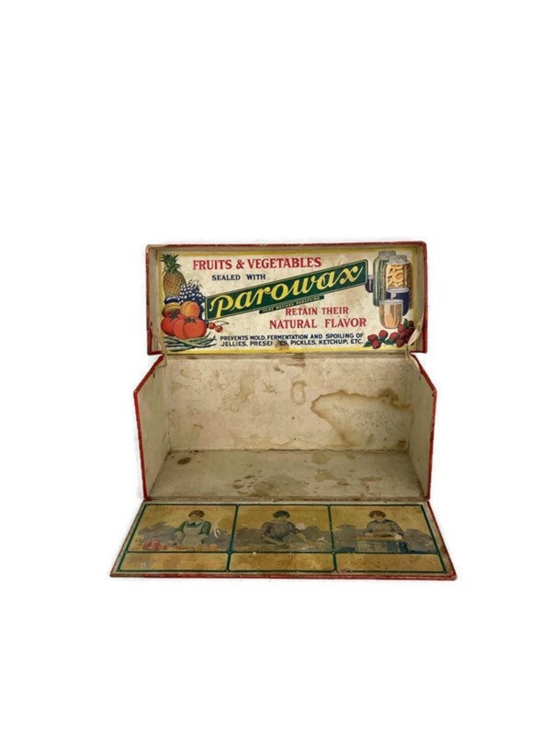 Vintage Parowax Canning Kit 1930s Cardboard Kitchen Advertising Box - Etsy