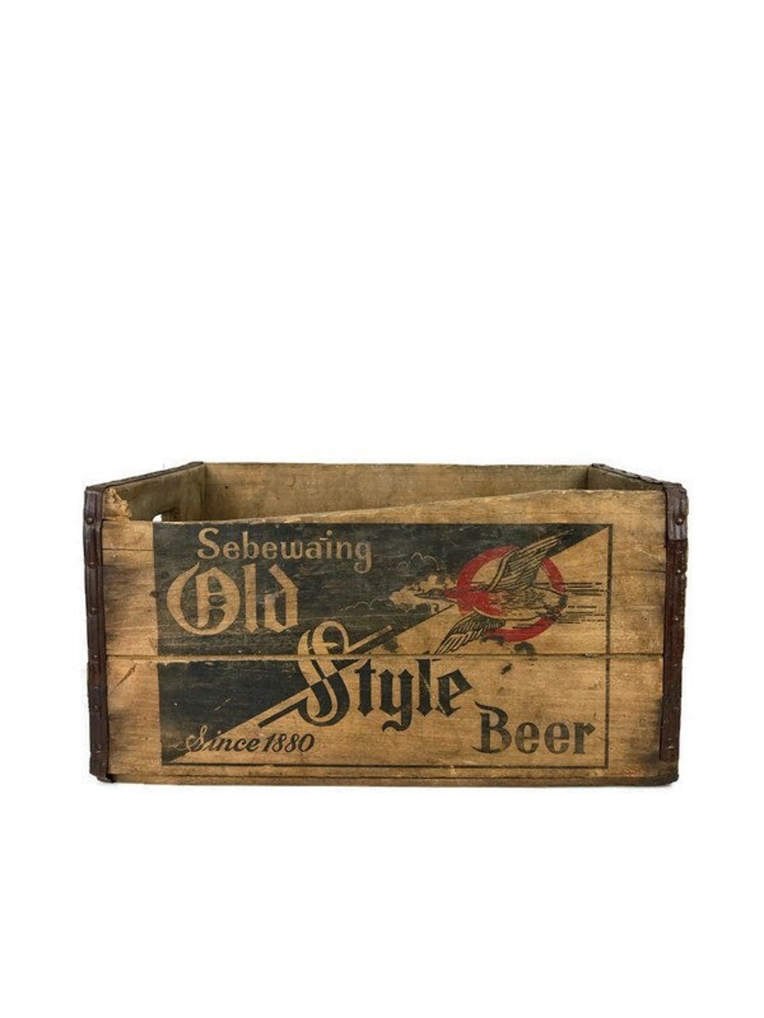 Vintage Sebewaing Old Style Beer Wood Crate - Etsy