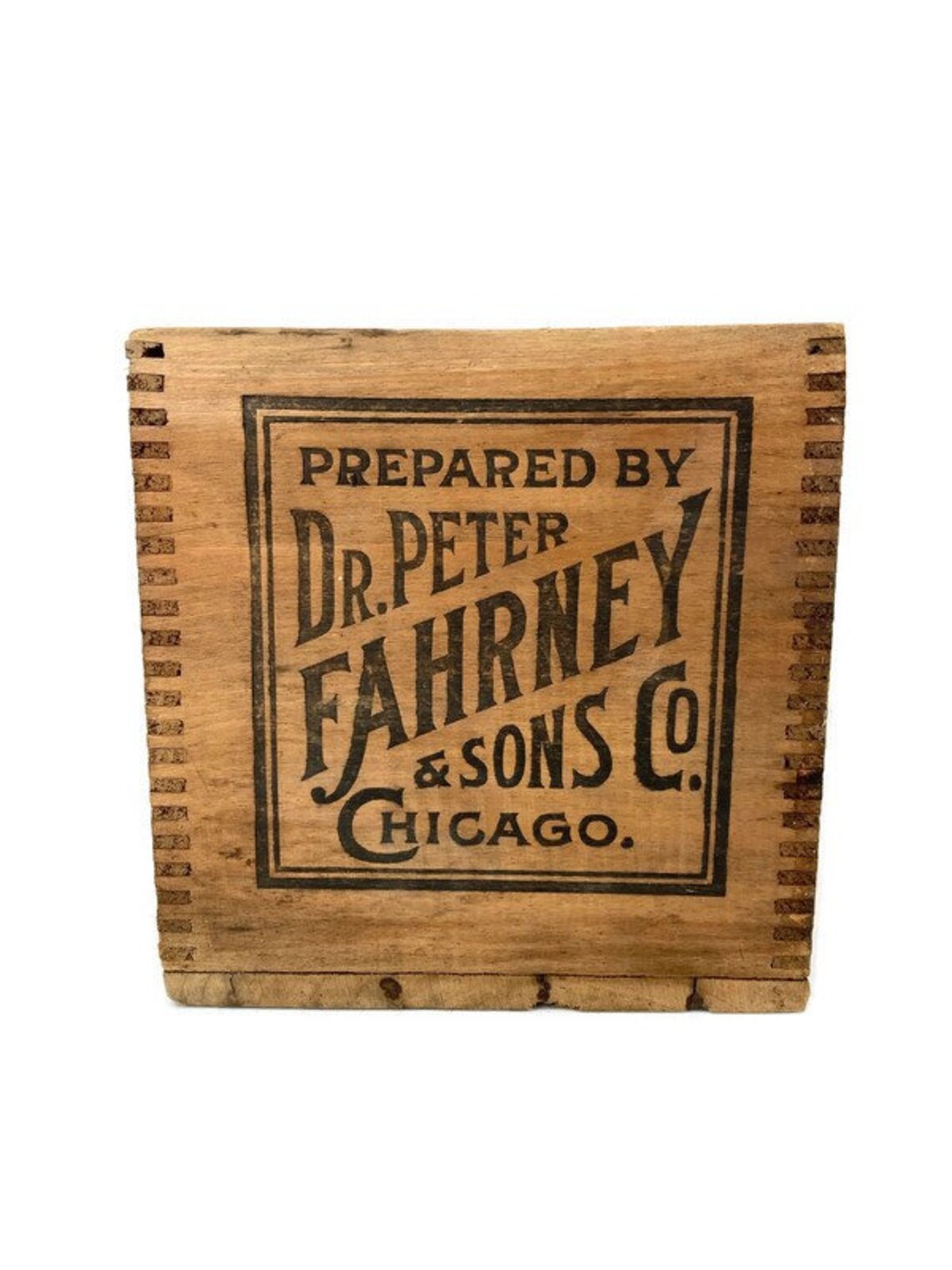 Antique Medical Crate Wood Crate Quack Medicine Crate Dr Peter - Etsy