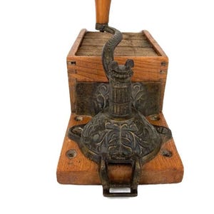 Antique Arcade X-ray Coffee Mill Cast Iron With Catcher Bean Mill ...