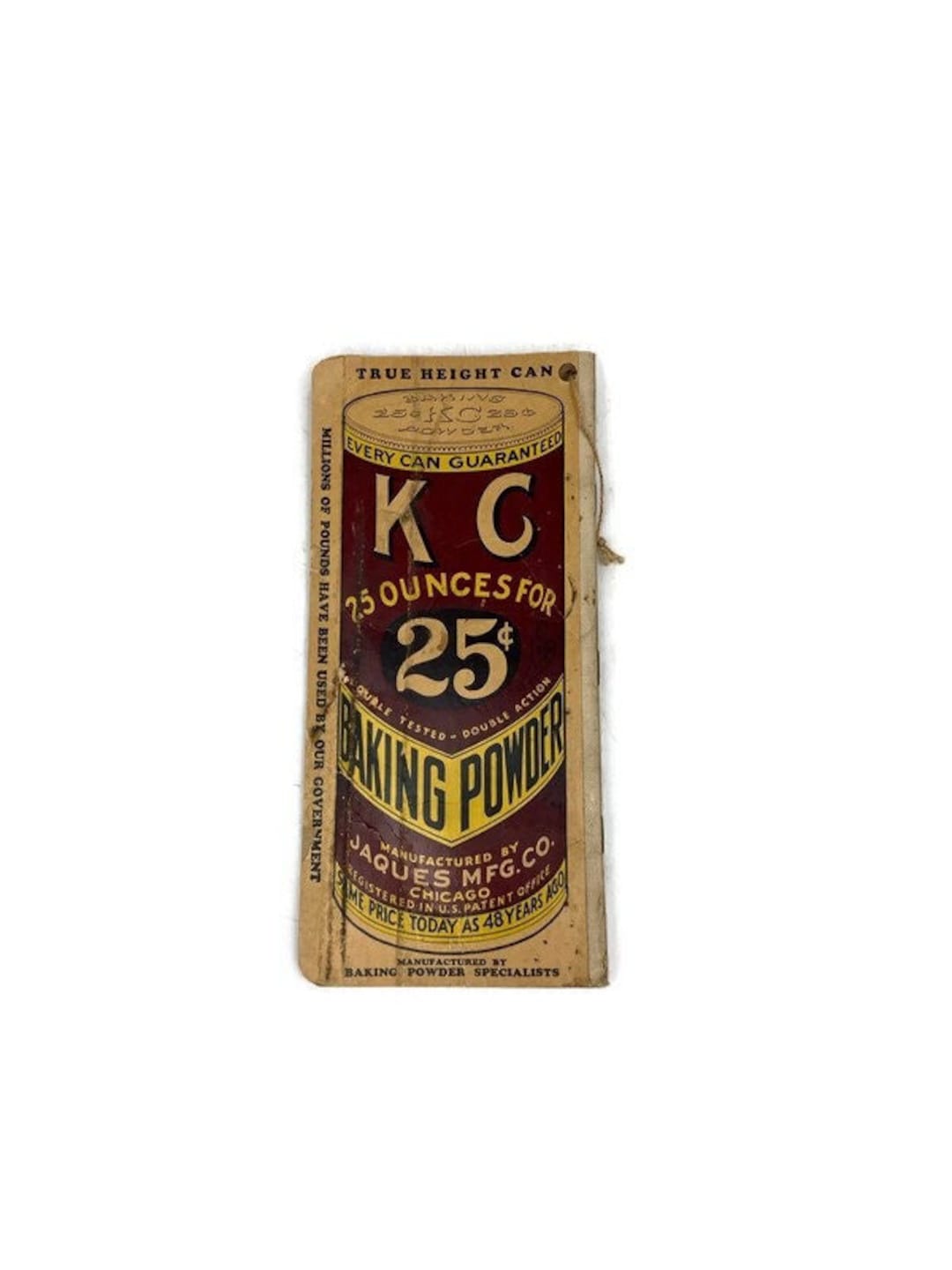 Antique KC Baking Powder Advertising Notepad Pocket Book 1920s - Etsy
