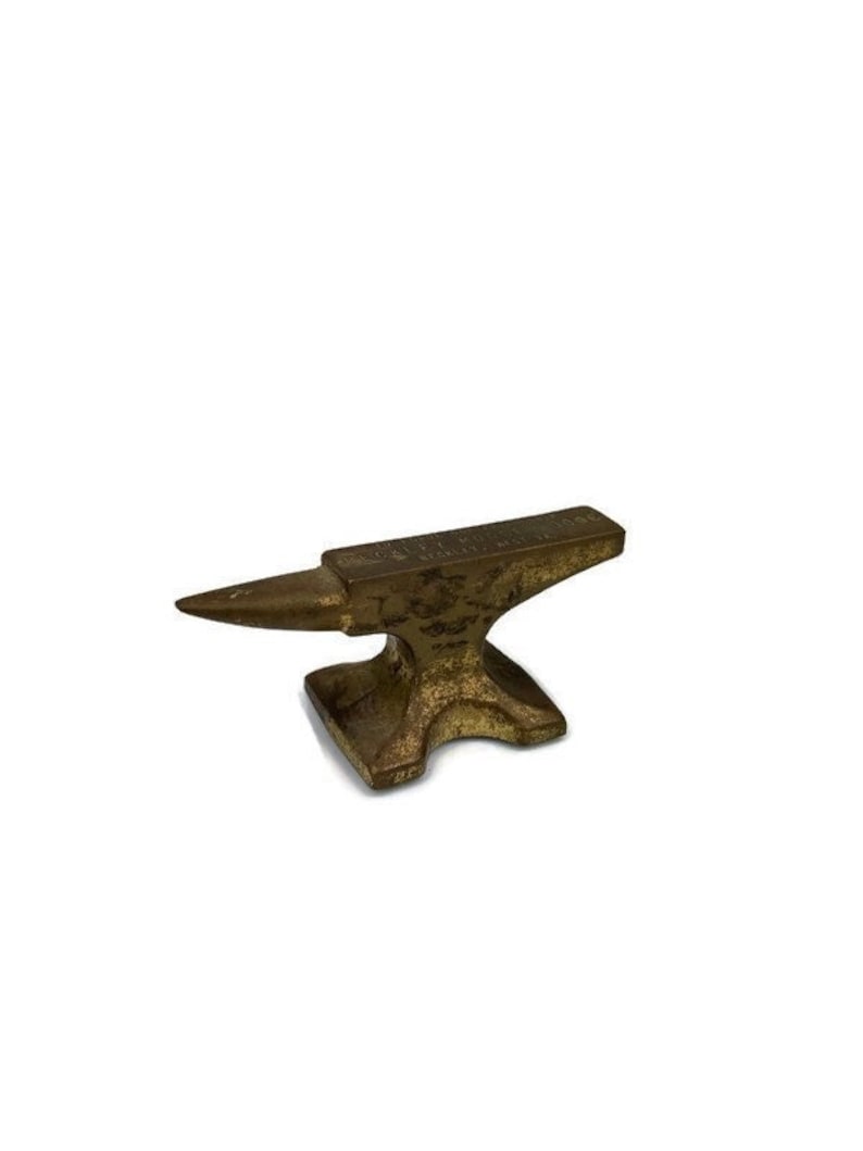Antique Beckley Moose Lodge Mini Brass Anvil Beckley West - Etsy