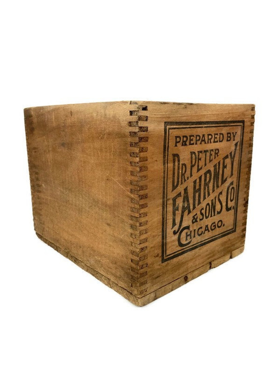 Antique Medical Crate Wood Crate Quack Medicine Crate Dr Peter - Etsy