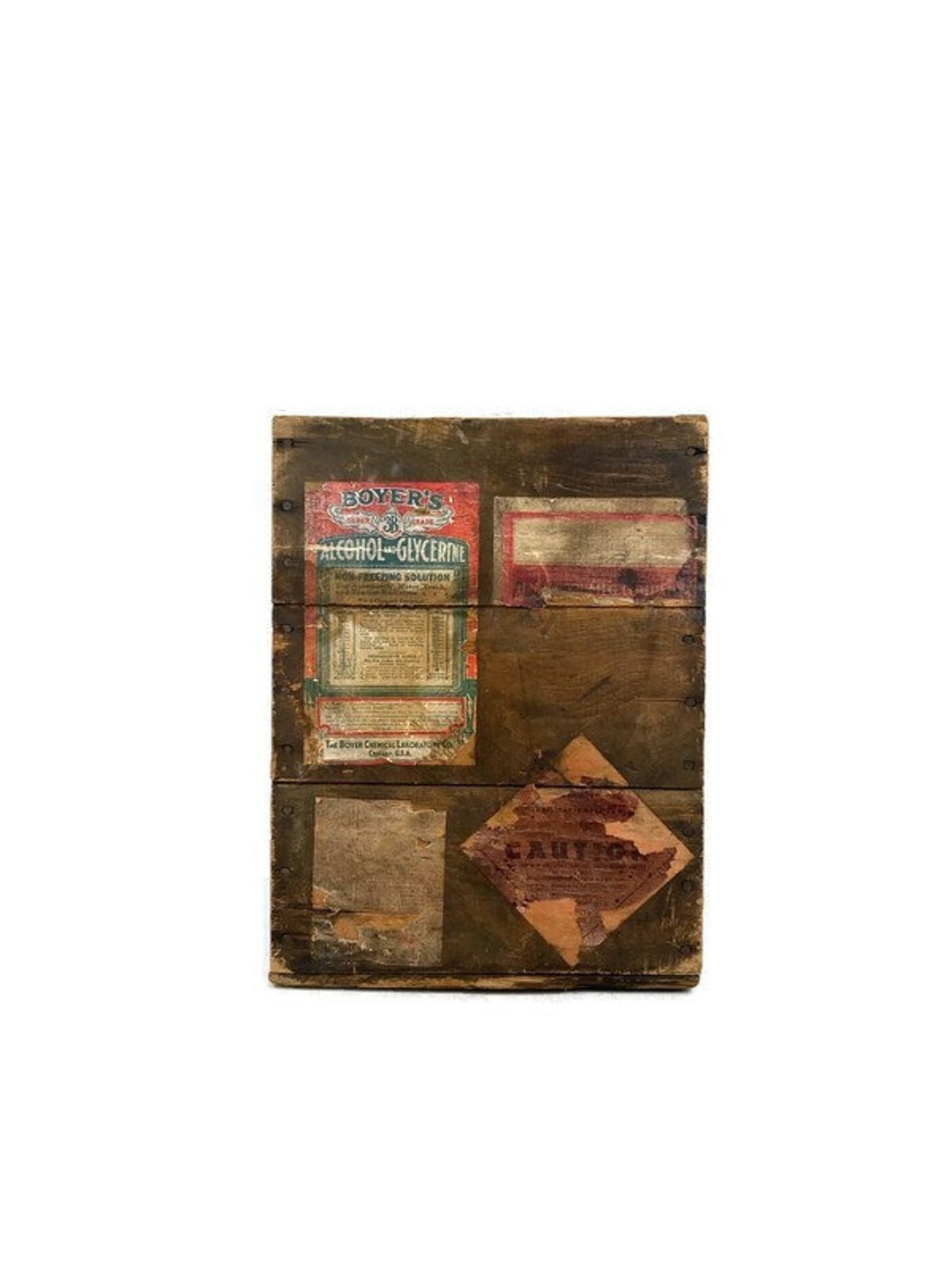 Vintage 1930s Boyer Chemical Wood Crate - Etsy