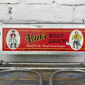 Vintage Vans Boot Saver Boot Rack Holder 1950s Rustic Cabin Decor ...