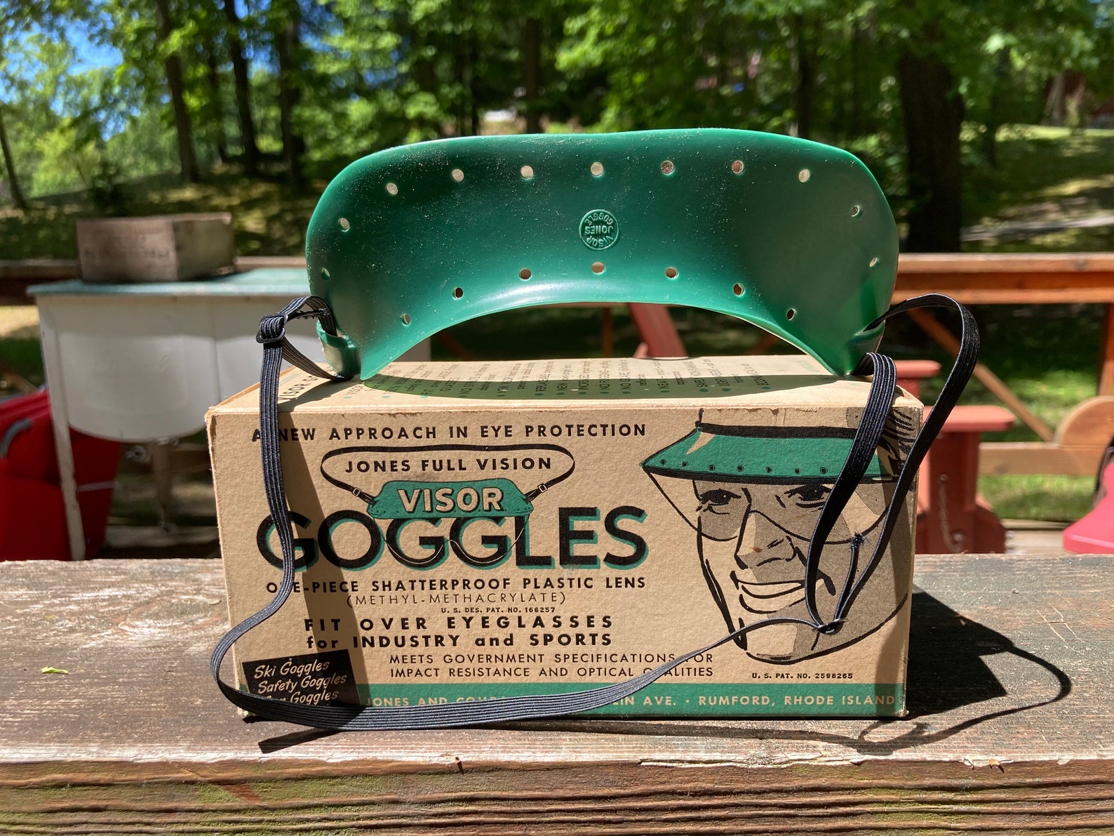Vintage Jones Full Vision Goggles 1950s NOS - Etsy