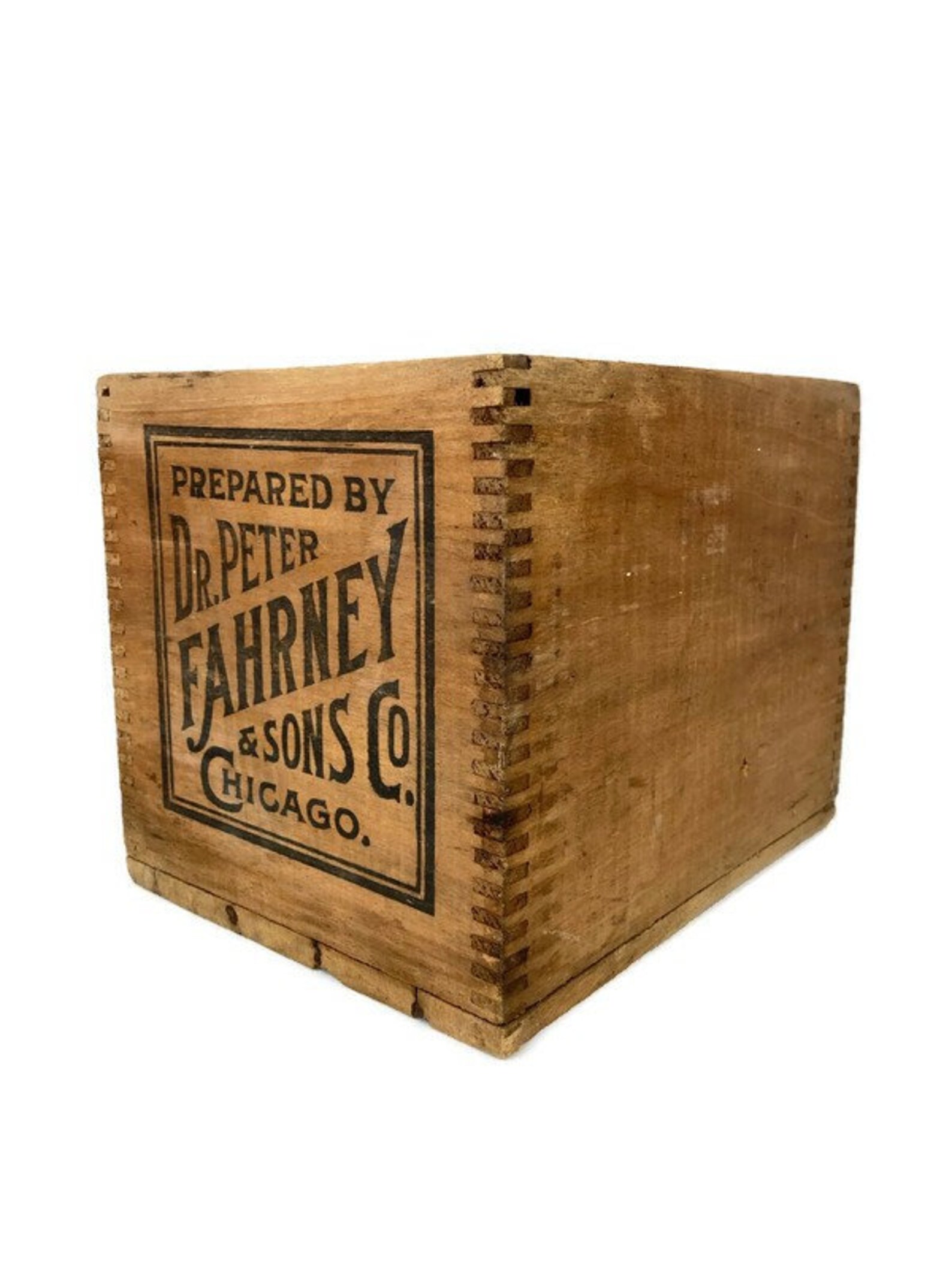 Antique Medical Crate Wood Crate Quack Medicine Crate Dr Peter - Etsy