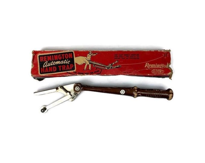 Vintage Remington Hand Trap Skeet Thrower 1950s With Box Old Hunting ...