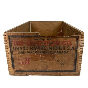 Antique Tanglefoot Fly Paper Wood Crate Grand Rapids Michigan - Etsy