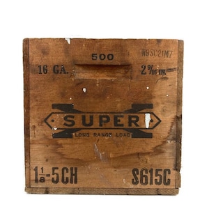 Vintage Western Super X Cartridge Company Ammo Crate 1940s Wood Hunting ...