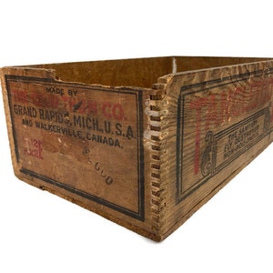 Antique Tanglefoot Fly Paper Wood Crate Grand Rapids Michigan - Etsy
