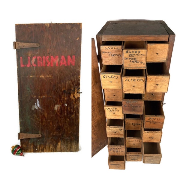 Antique Wood Drawer Box - Etsy