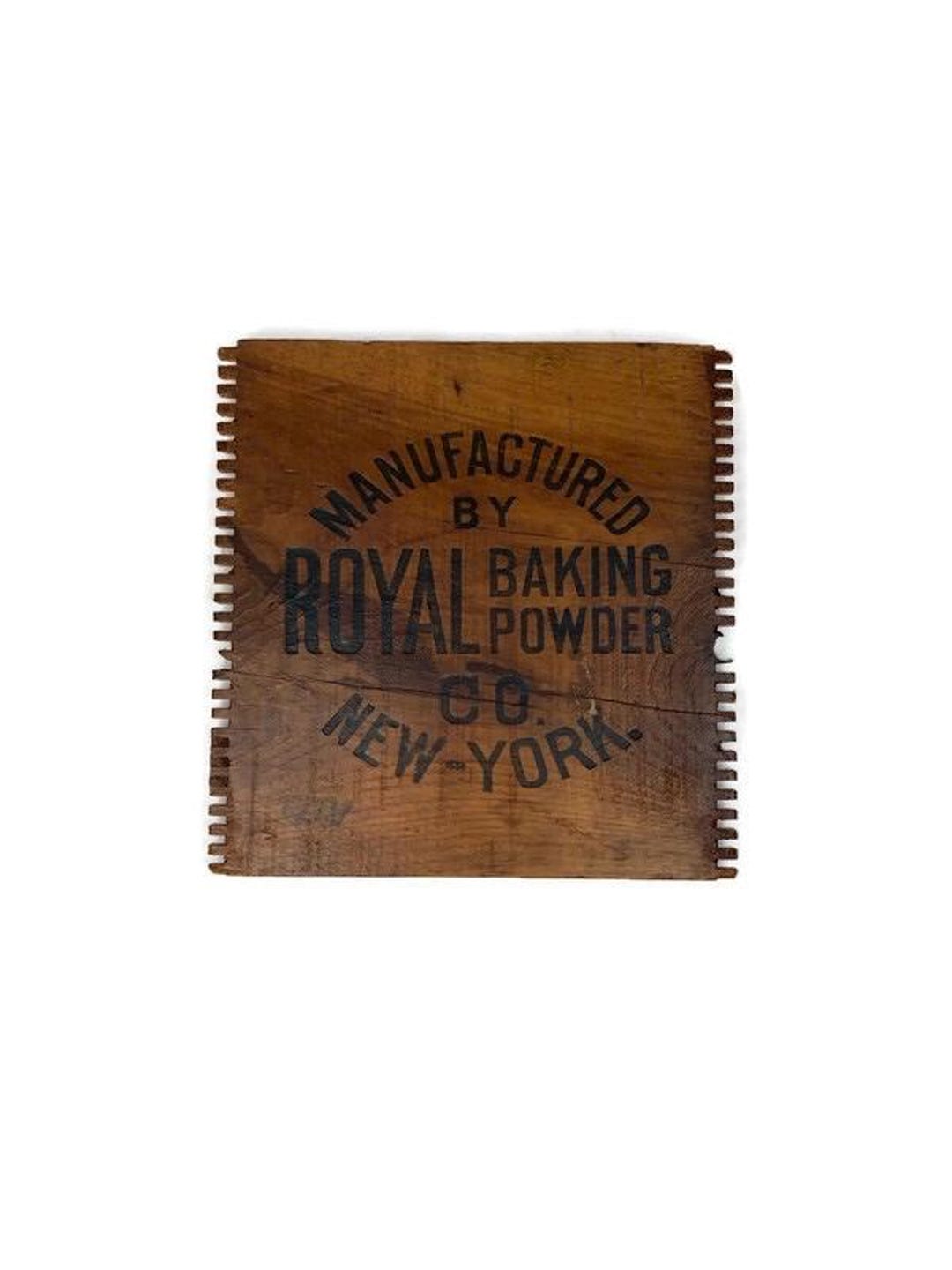 Antique Royal Baking Powder Wood Crate Panel Vintage Farmhouse Wall ...