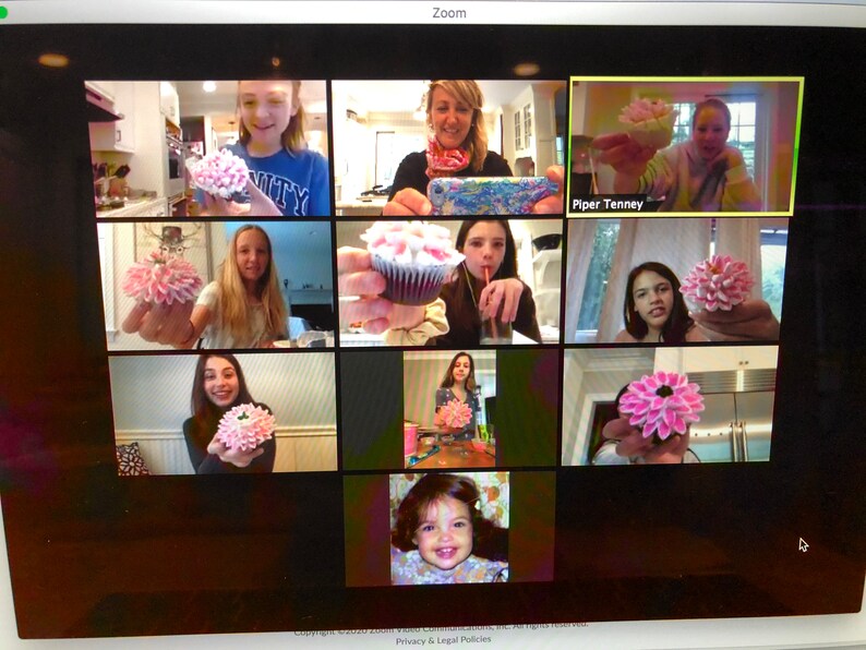 Virtual Cupcake Decorating Birthday Party for 5 in A Box to Go - Etsy