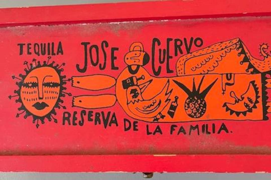 Jose Cuervo Tequila Wooden Collector's Box, 1996 Art, Mexican Decor ...