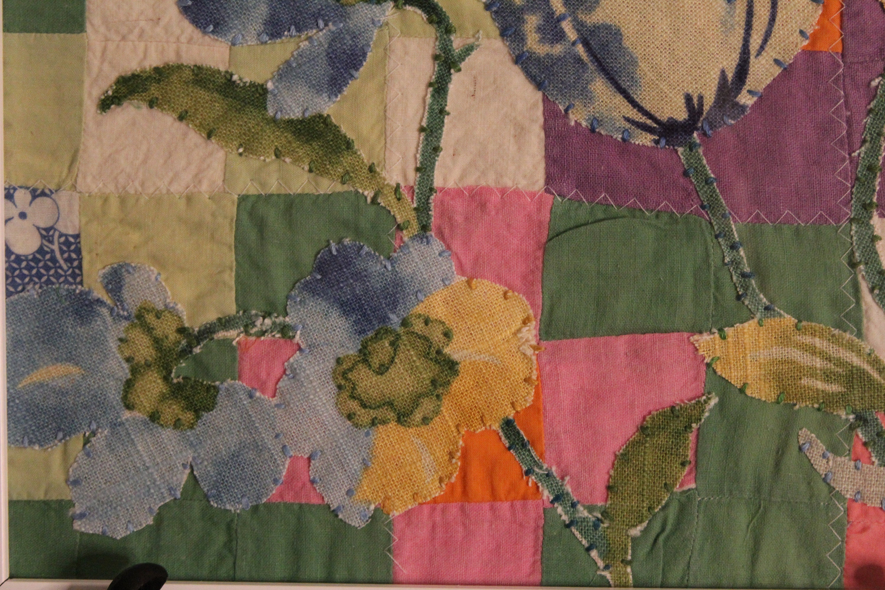 Fabric Collage Art - Etsy