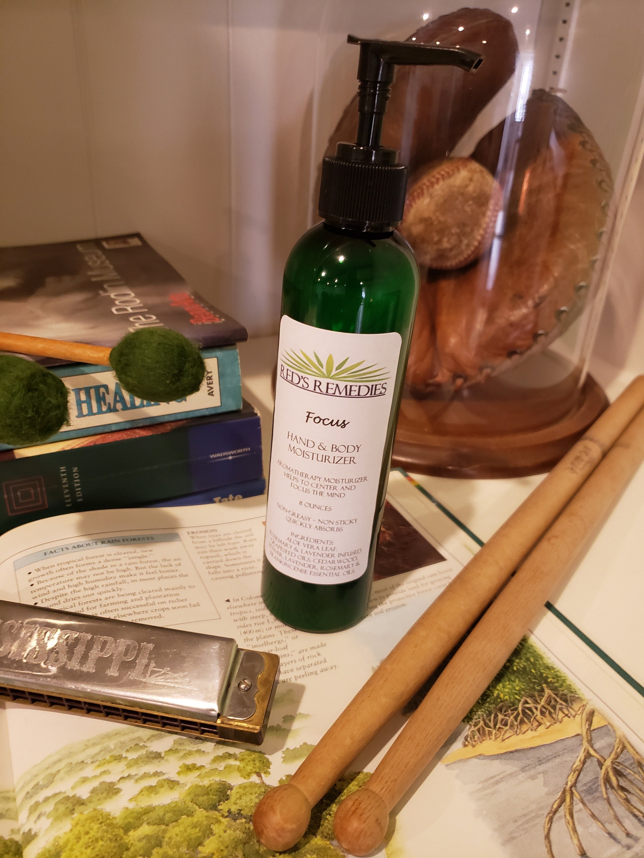 Focus Hand & Body Moisturizer Aromatherapy for Concentration Safe for ...