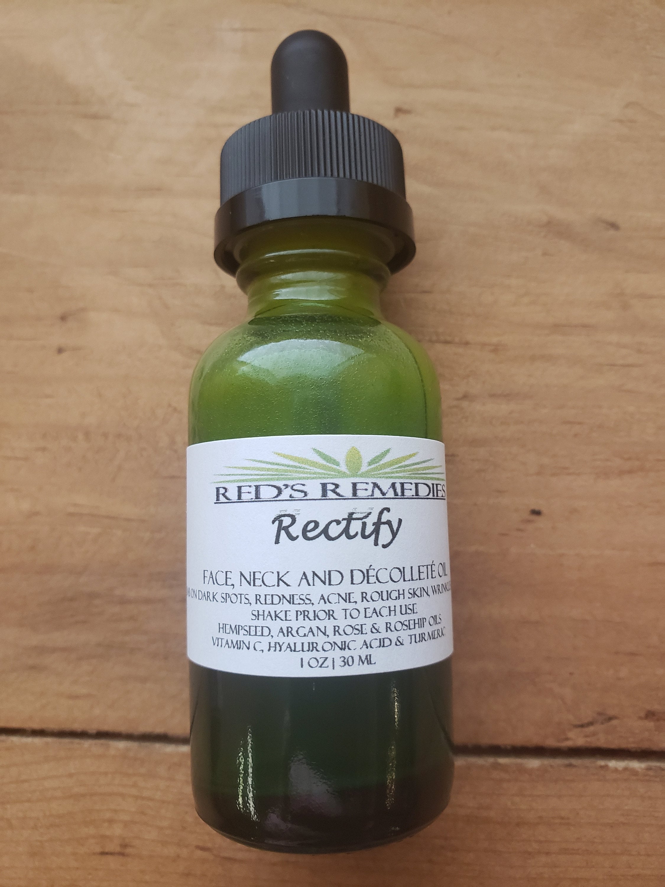 Rectify Face Neck and Chest Oil Hempseed & Vit C - Etsy