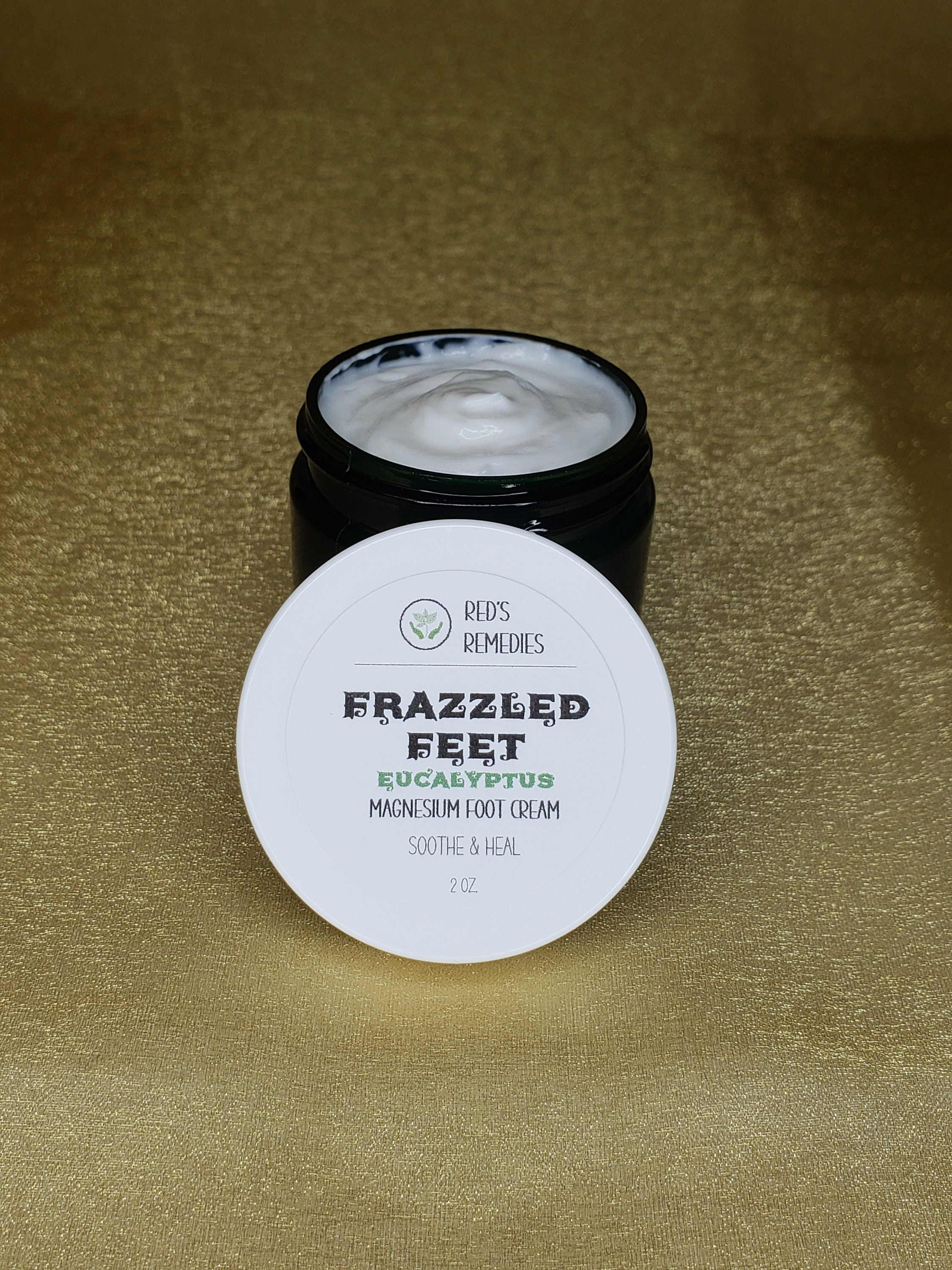 Frazzled Feet Magnesium Foot Cream 2 Oz. Thick Pain | Etsy