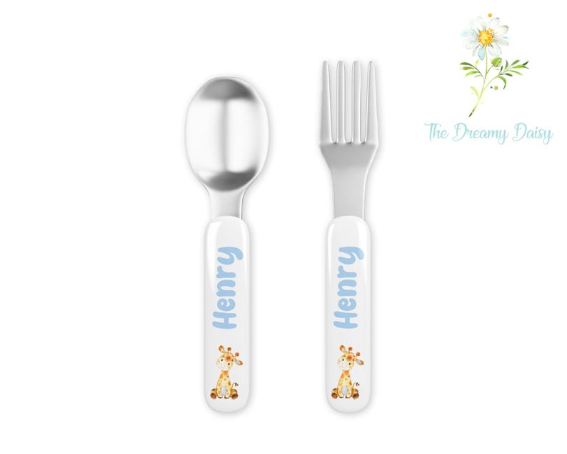 Personalized Giraffe Dinnerware Set for Kids - Giraffe Plate Set ...
