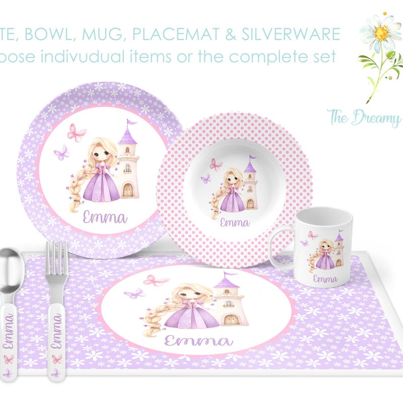 Princess Tableware Set - Etsy