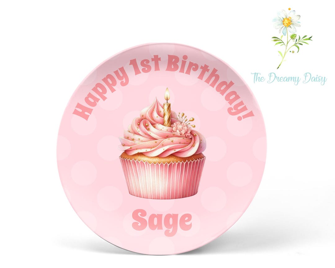 Personalized 1st Birthday Plate for Kids - Display Plate for First ...