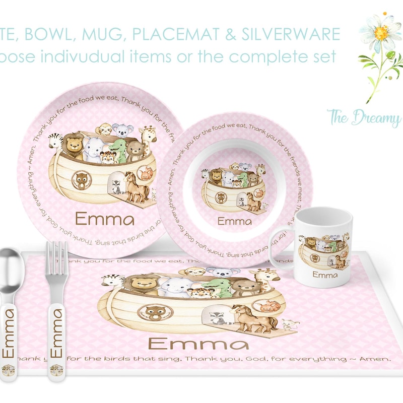 Dinnerware Set Girl - Etsy