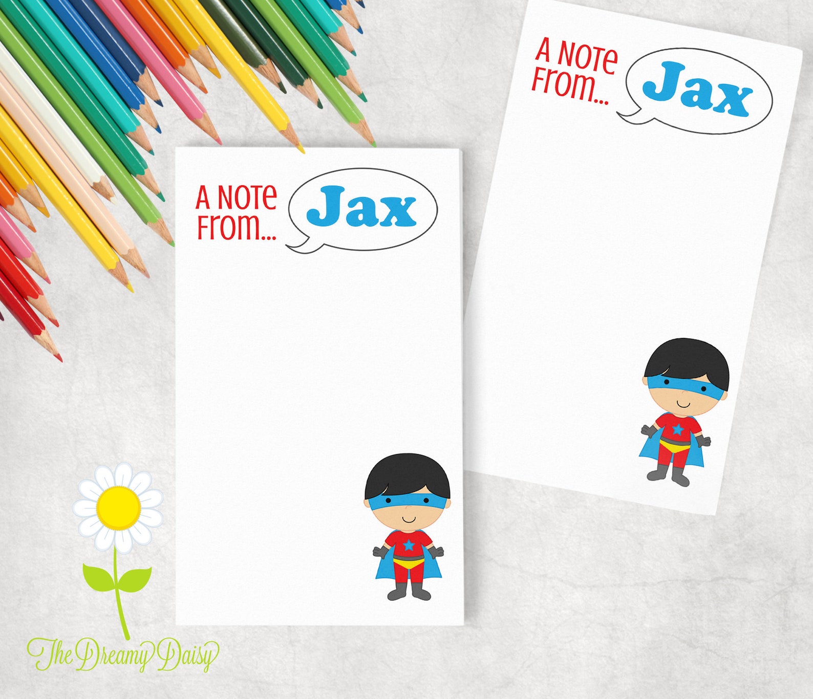 Personalized Kids' Notepad Super Kid Notepad for Boys - Etsy