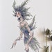 Thistle Flower Fae Art Print | Fairy Art | Illustration | Signed Print ...